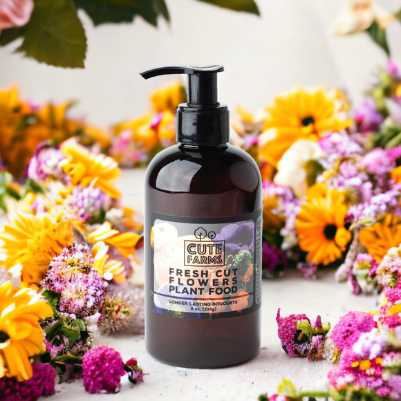 Fresh Cut Flower Food for Longer Lasting Blooms – Cute Farms